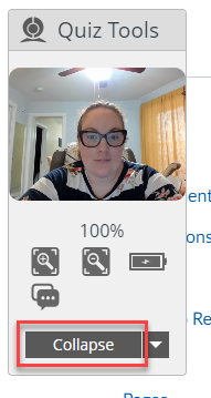 How do I hide the webcam image when taking an exam with Proctorio ...