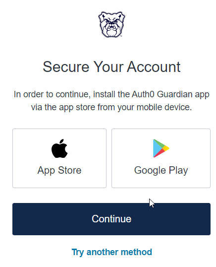 How do I enroll in Guardian app from auth0 (2FA)?